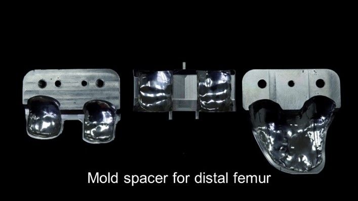 mold spacer for distal femur
