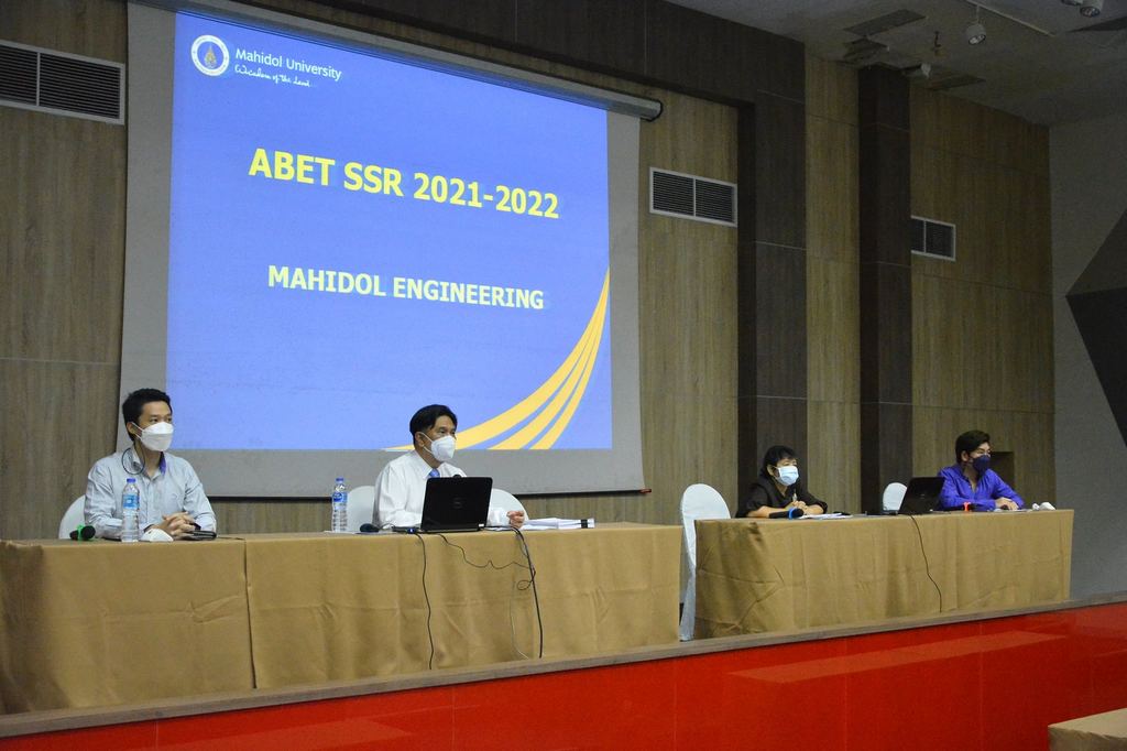 Faculty of Engineering Preparing to Submit Self-Study Report (SSR) to ABET Board (USA) - Mahidol ...